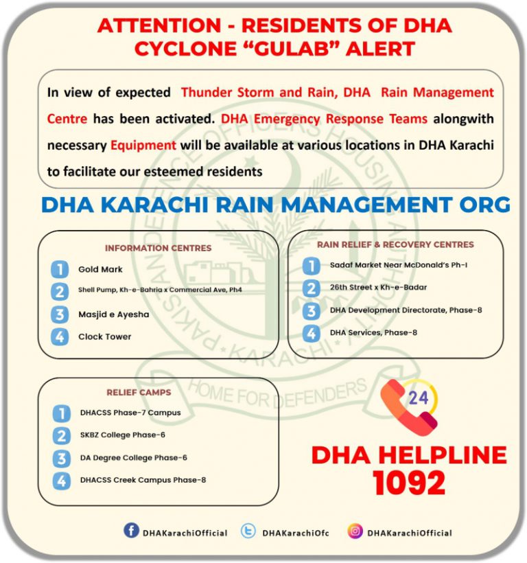 DHA Karachi Rain Management Org – DHA Karachi