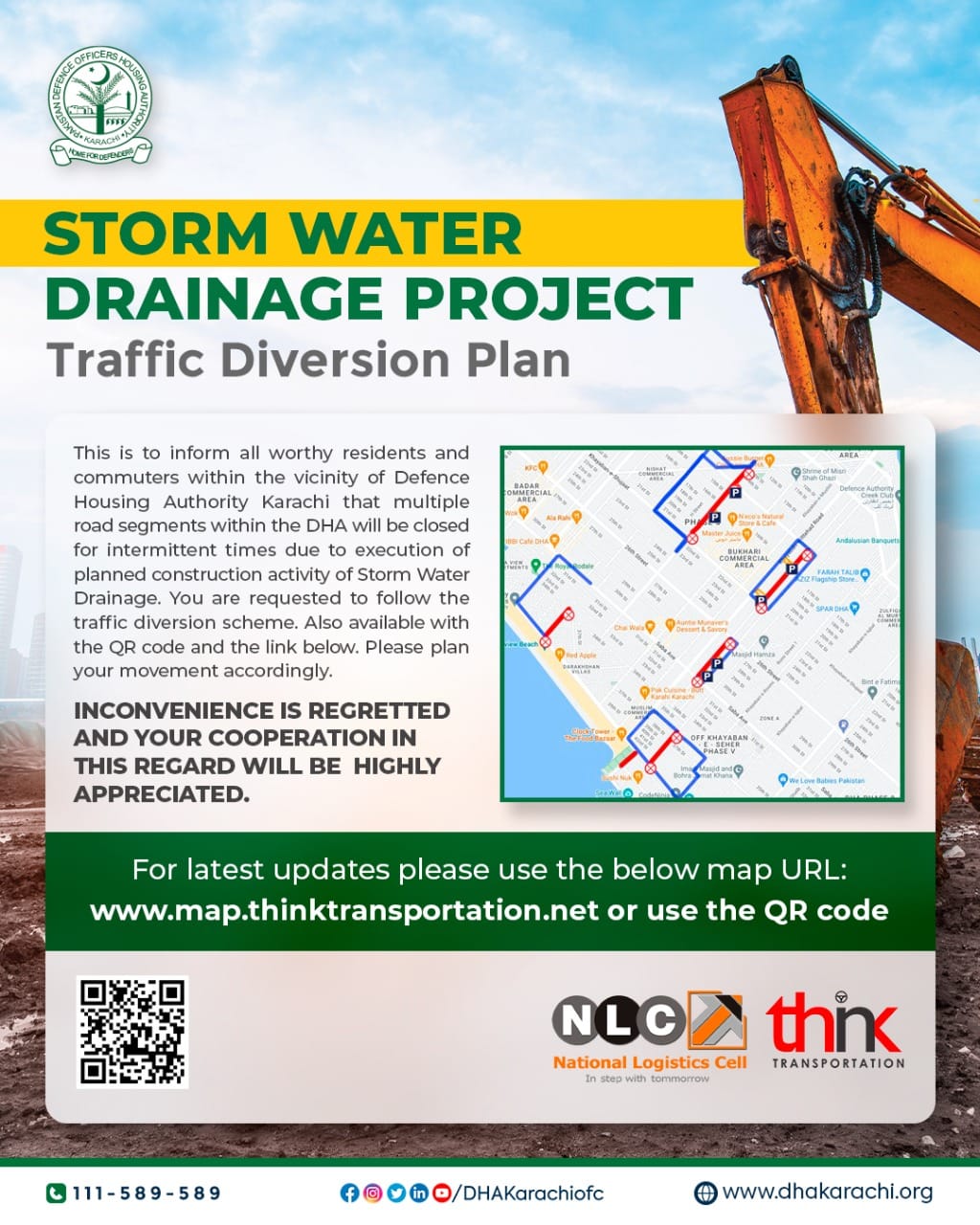 Storm Water Drainage Project – DHA Karachi