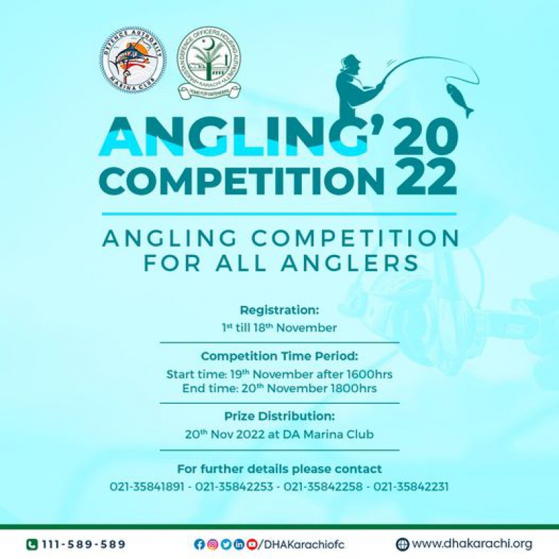 Angling Competition 2022 – DA Marina Club – DHA Karachi